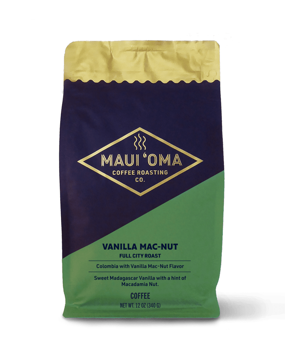 Vanilla Mac Nut Flavored Coffee 12oz Ground Coffee – Kumu Farms Maui